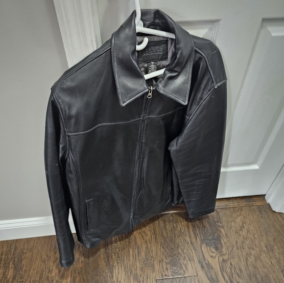 George | Jackets & Coats | Mens Faux Leather Mens Jacket | Poshmark